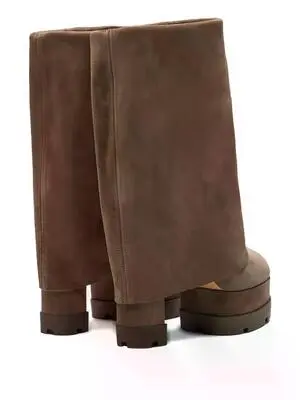 Casadei 120mm Nancy Boots - Brown