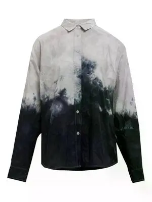 PUSHBUTTON Dying Point-collar Shirt