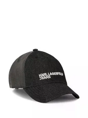 Karl Lagerfeld Denim Cap - Black