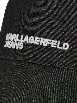 Karl Lagerfeld Denim Cap - Black