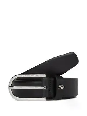 Karl Lagerfeld K/autograph Leather Belt - Black