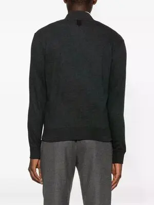 Canali Zip Cotton Jacket - Grey