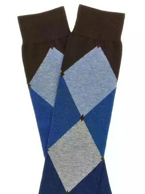 BALLANTYNE Diamond-pattern Socks