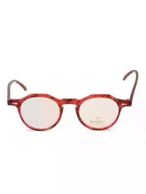 KADOR Justin Round-frame Glasses - Red
