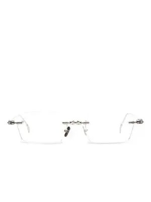 KUBORAUM Geometric-frame H61 Eyeglasses - Silver