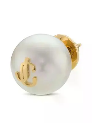 JIMMY CHOO Maxi Faux-pearl Stud Earrings - White