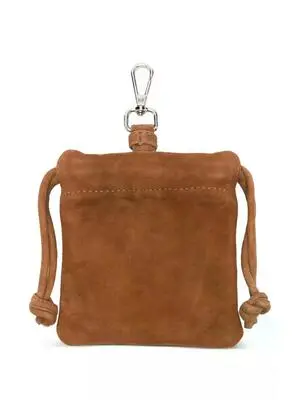 THE GARMENT Drawstring Suede Pouch