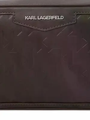 Karl Lagerfeld K/loom Leather Shoulder Bag