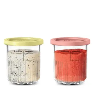 NINJA Creami Deluxe Pints And Lids, Set Of 2