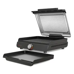 NINJA Gr101 Sizzle Indoor Grill & Griddle - Stainless Steel