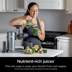 NINJA Jc151 Neverclog Cold Press Juicer - Gray