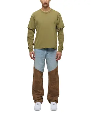 Hudson Jeans Denim Suede Work Pants