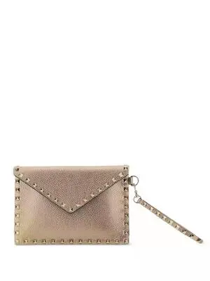 Valentino Garavani Valentino Garavani Rockstud Clutch Bag Pink