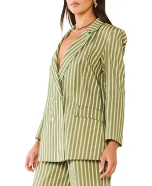 EDDY Meredith Striped Blazer