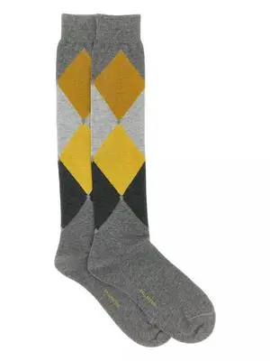BALLANTYNE Diamond-patterned Socks