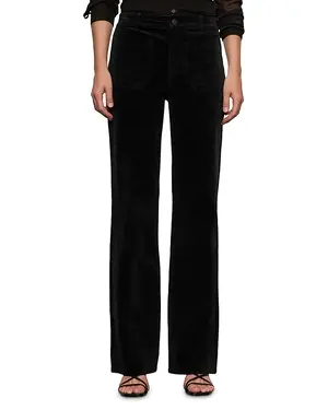 Sanctuary Velveteen Marine Trousers - Black