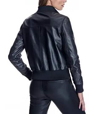MAXIMILIAN Leather Bomber Jacket