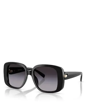 Tory Burch Square Sunglasses, 53mm - Black