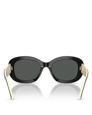 Tory Burch Oval Sunglasses - Black