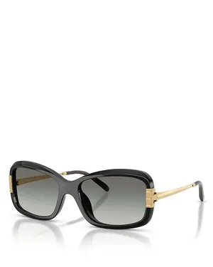 Tory Burch Rectangular Sunglasses 56mm - Black
