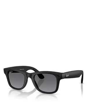 RAY-BAN META Wayfarer Square Ai Sunglasses - Matte Black