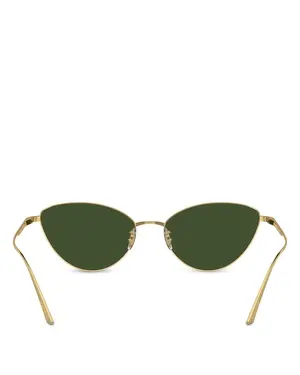 Khaite Butterfly Sunglasses 56mm - Gold