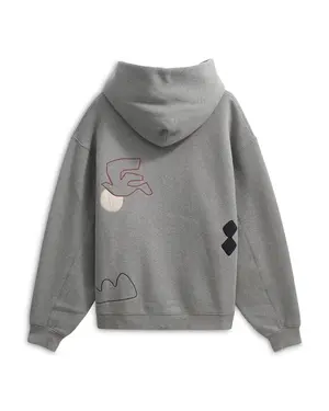 WAX LONDON Oversized Royal Hoodie