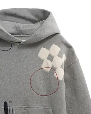 WAX LONDON Oversized Royal Hoodie