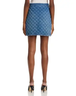 Farm Rio Quilted Mini Skirt