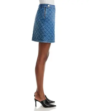 Farm Rio Quilted Mini Skirt