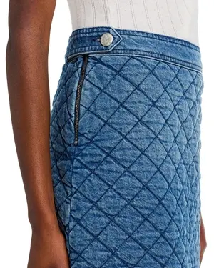 Farm Rio Quilted Mini Skirt