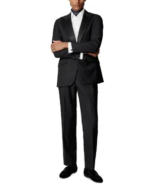 REISS Jacquard Tailored Fit Tuxedo Jacket