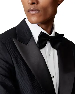 REISS Jacquard Tailored Fit Tuxedo Jacket