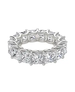 VRAI 7.5ctw Princess Lab Grown Diamond Eternity Band - Platinum