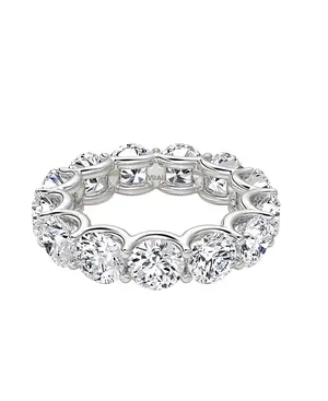 VRAI Eternity Band With 6.5ctw Round Brilliant Lab Grown Diamonds - Platinum