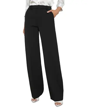 L'Agence Livvy Straight-leg Pants - Black