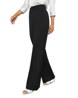 L'Agence Livvy Straight-leg Pants - Black