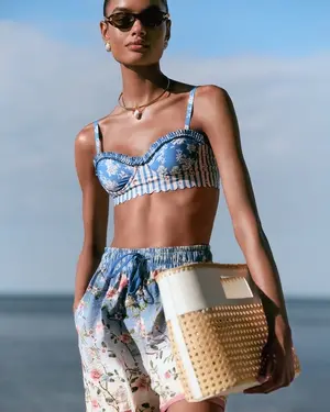 Agua Bendita Watts Palacio Cover-up Shorts