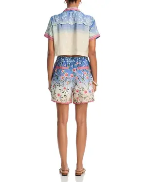 Agua Bendita Watts Palacio Cover-up Shorts