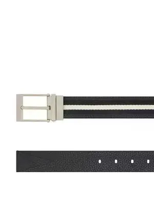 Bally Reversible Leather Belt - Black