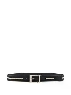 Bally Reversible Leather Belt - Black
