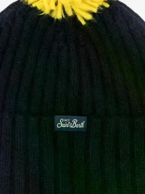 MC2 SAINT BARTH Pom-pom Ribbed Beanie