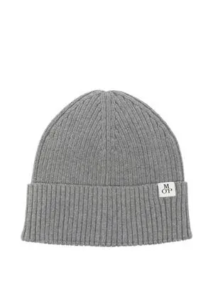 Marc O'polo Ribbed Knit Cap - Grey