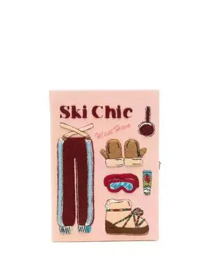 OLYMPIA LE-TAN Ski Chic Clutch Pink