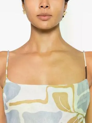 SIR. Lola Square-neck Mini Dress - Neutrals