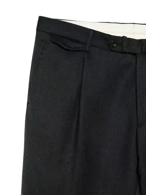 Tagliatore Pleated Trousers - Black