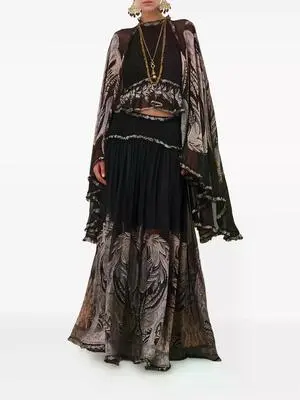 Zimmermann Ruffled Maxi Skirt