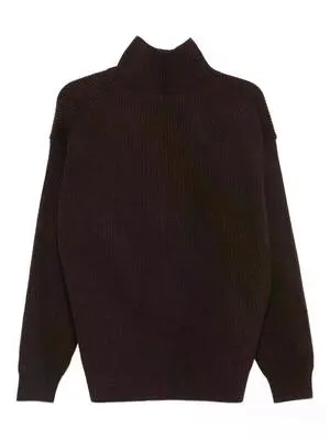 Auralee Rib Knit Turtleneck Sweater