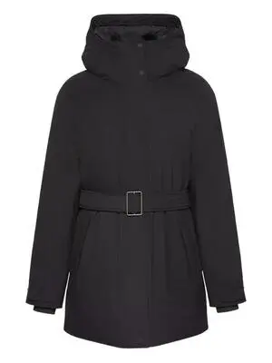 Calvin Klein Hooded Belted Jacket