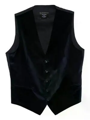 Tagliatore Brian Button Waistcoat - Blue